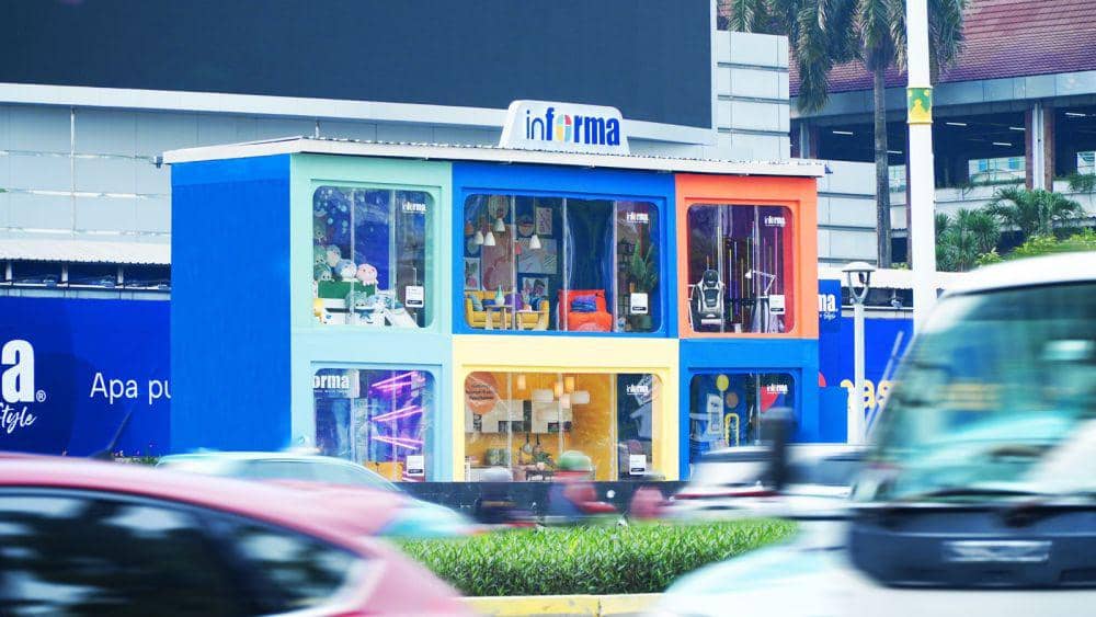 Kolaborasi City Vision dan Informa, Hadirkan Instalasi Rumah | IDN Times