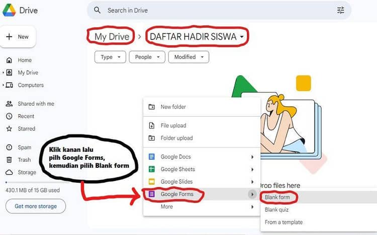 10 Cara Membuat Presensi Online di Google Forms | IDN Times
