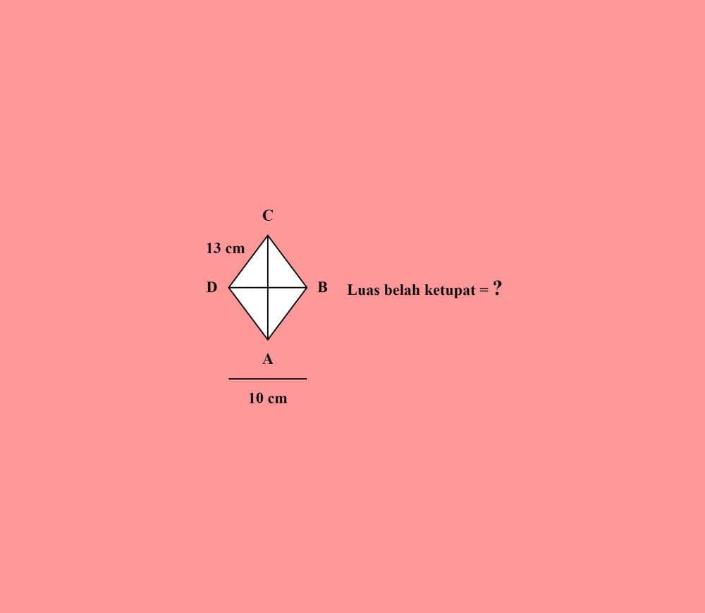 Menghitung Luas Belah Ketupat: Rumus dan Contoh Soal | IDN Times