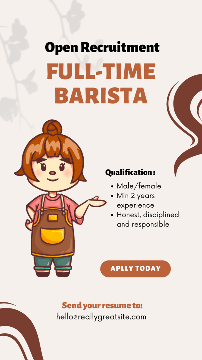 9 Template Poster Lowongan Pekerjaan Gratis, Simpel! | IDN Times