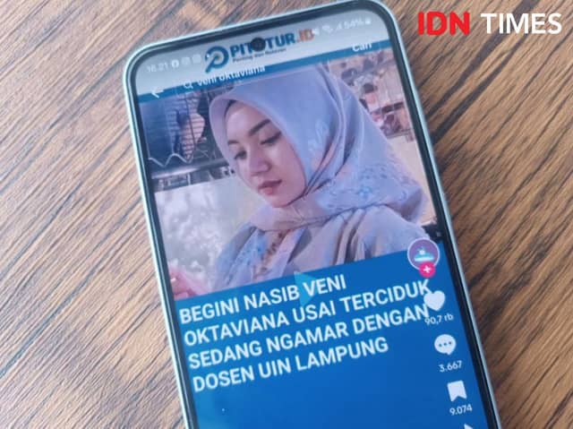 Dulu Digerebek Mesum Bareng Dosen, Veni Oktaviani Kini Viral | IDN Times Lampung