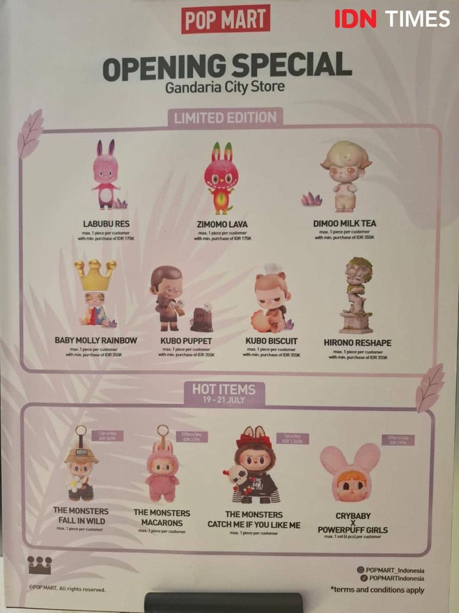 14 Potret Gerai POP MART Pertama di Indonesia, Labubu Gemas! | IDN Times