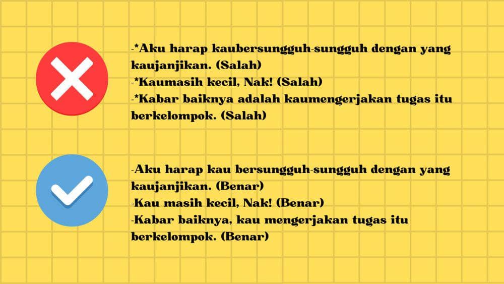 5 Ketentuan Penulisan Kata Ganti yang Benar Sesuai PUEBI | IDN Times