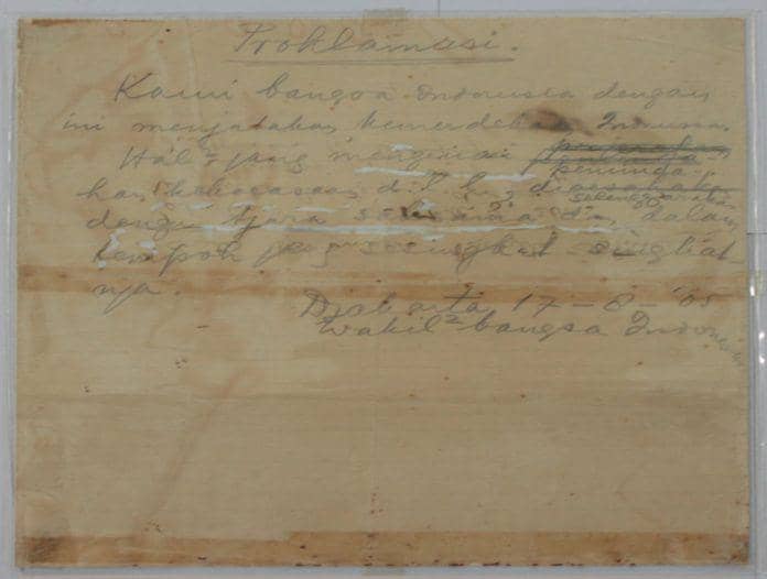 Isi Teks Proklamasi 17 Agustus 1945, Lengkap dengan Sejarah | IDN Times