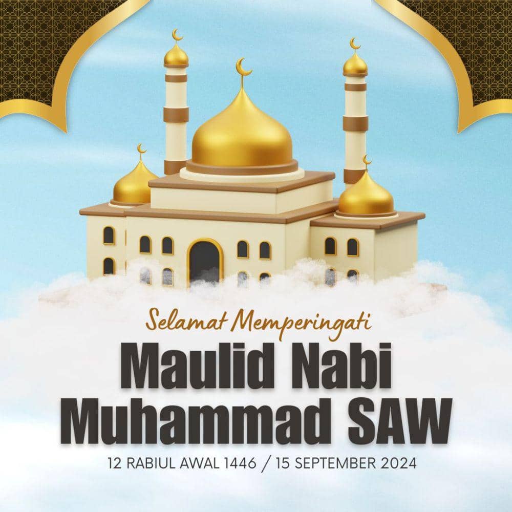 30 Poster Maulid Nabi 2024 Beserta Link, Kreatif dan Menarik | IDN Times