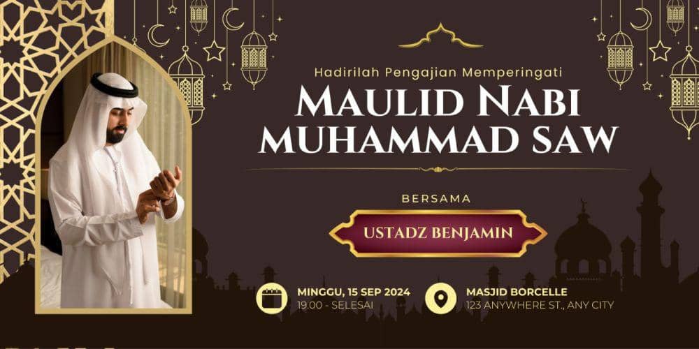 30 Banner Maulid Nabi 2024 Beserta Link Pengunduhan Lengkap | IDN Times
