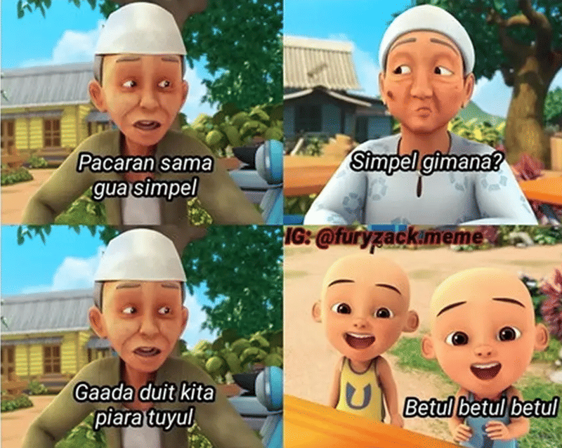 10 Meme Lucu Opah Upin Ipin Paling Nyeleneh dan Bikin Ngakak | Duniaku.com