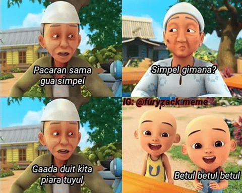 10 Meme Lucu Opah Upin Ipin Paling Nyeleneh dan Bikin Ngakak | Duniaku.com