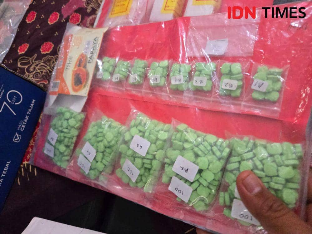 Polres Tabanan Sita 625 Butir Ekstasi dalam Selama Agustus 2 | IDN Times Bali