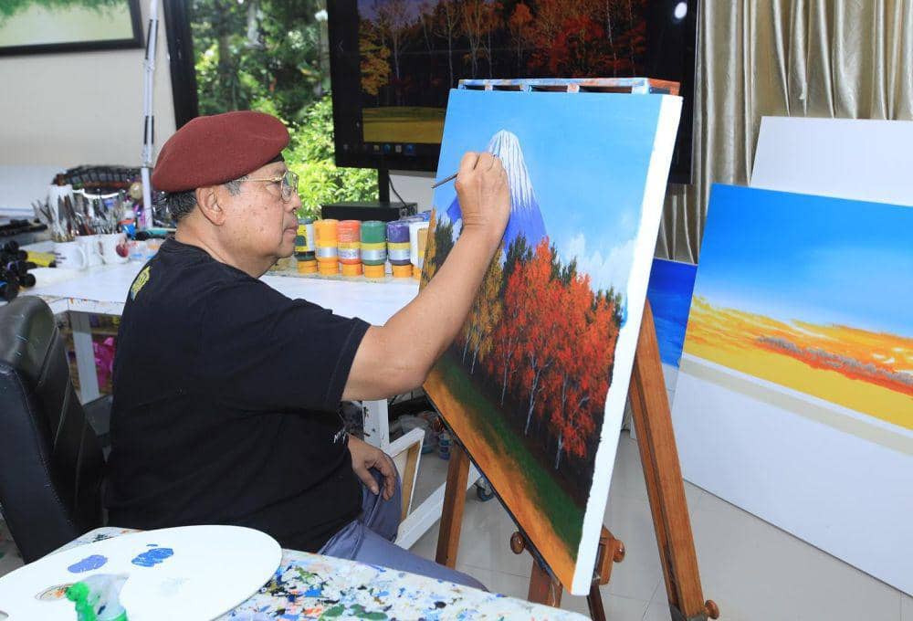 21 Hasil Karya Lukisan SBY, Pesona Seni Penuh Makna | IDN Times