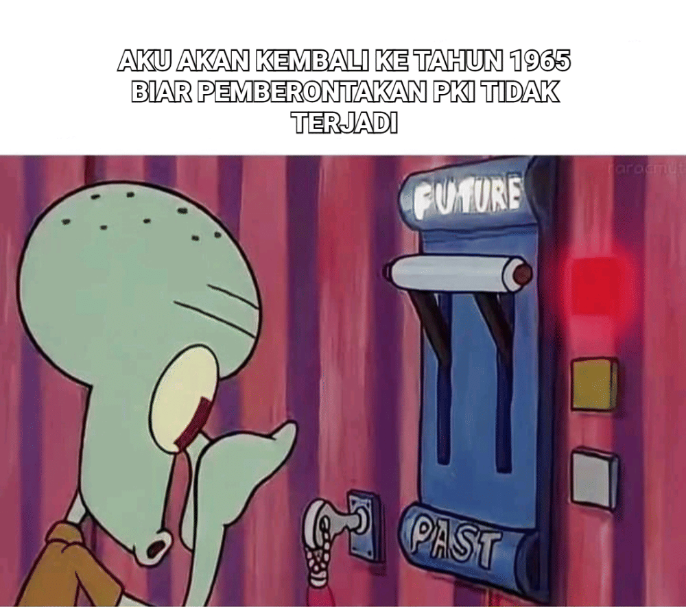 7 Meme Squidward Pakai Mesin Waktu, Pengen ke Masa Lalu? | IDN Times