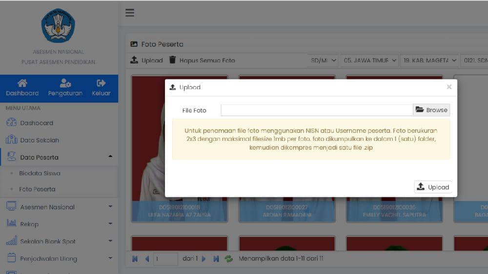 Tata Cara Unggah Foto Peserta di Web ANBK 2024 yang Benar | IDN Times