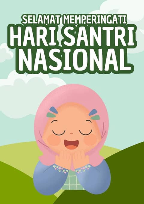 7 Poster Hari Santri Nasional 2024 Kartun | IDN Times
