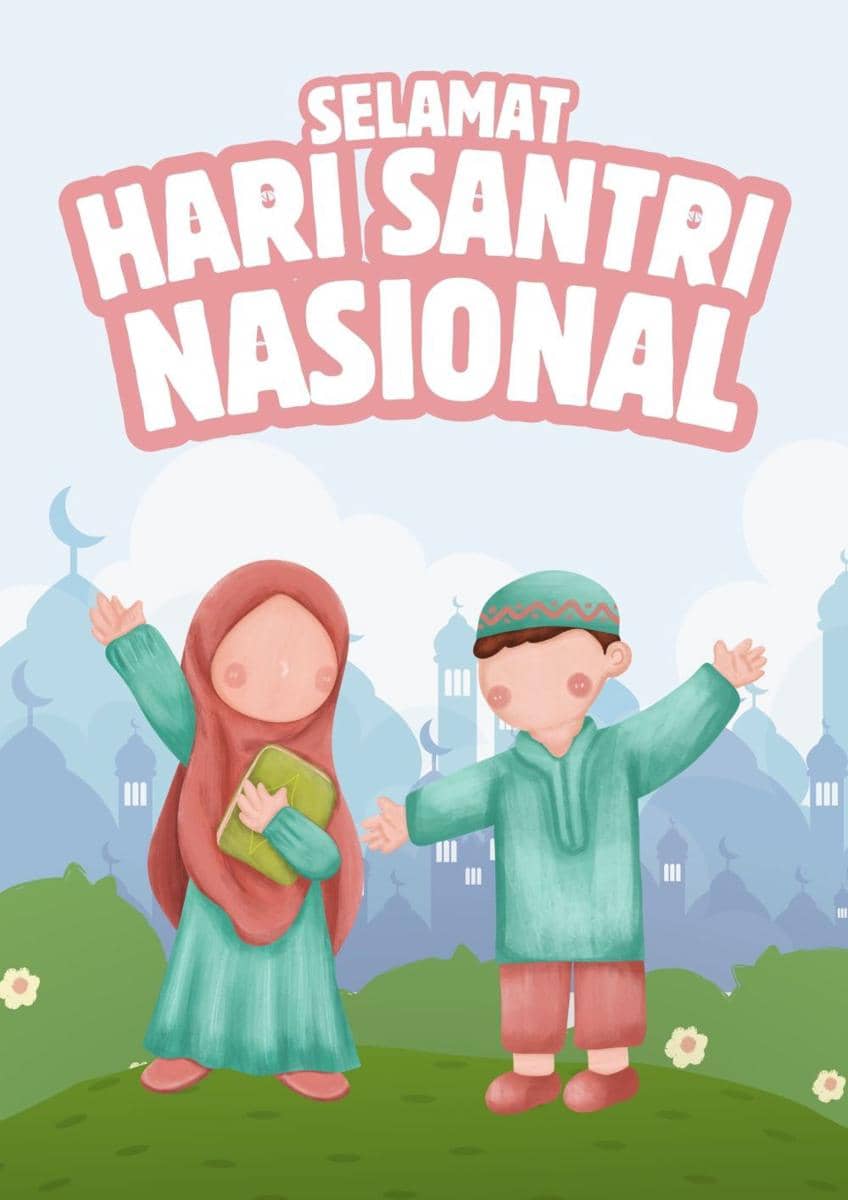 7 Poster Hari Santri Nasional 2024 Kartun | IDN Times