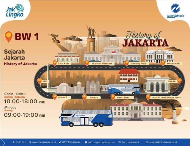 Jadwal dan Rute Baru Bus Wisata Tingkat Transjakarta 2024 | IDN Times