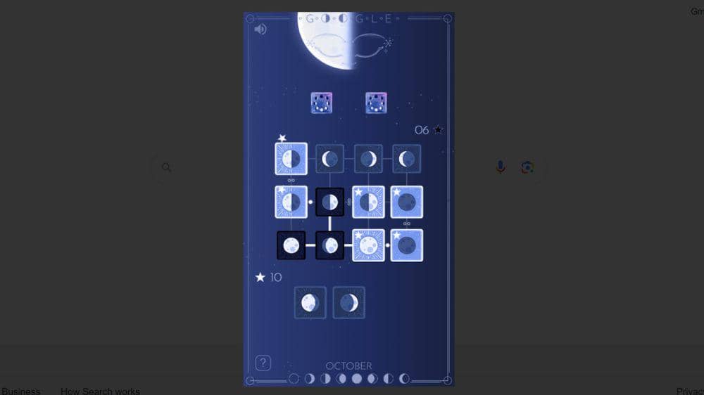 Cara Main Game Bulan Google Doodle, Rise of Half Moon | IDN Times