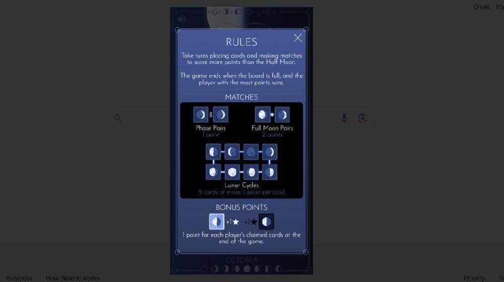 Cara Main Game Bulan Google Doodle, Rise of Half Moon | IDN Times