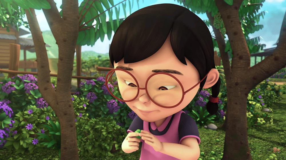 7 Fakta Mei Mei Upin dan Ipin, Sangat Gemar Membaca! | Duniaku.com