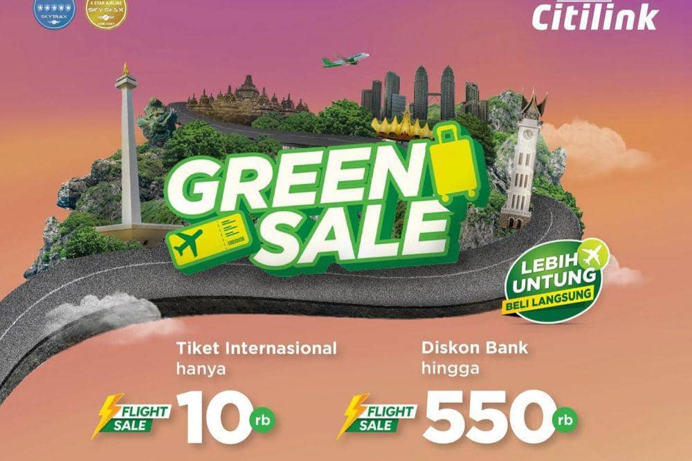 Promo Citilink Green Sale 2024, Diskon Tiket hingga Bagasi | IDN Times