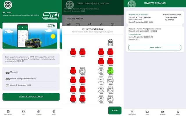 Daftar Harga Tiket Bus Sudiro Tungga Jaya ke Berbagai Rute | IDN Times