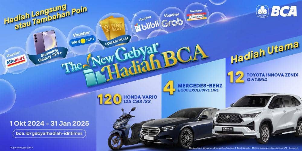 Wow! The New Gebyar Hadiah BCA Kasih Kamu Hadiah Langsung | IDN Times
