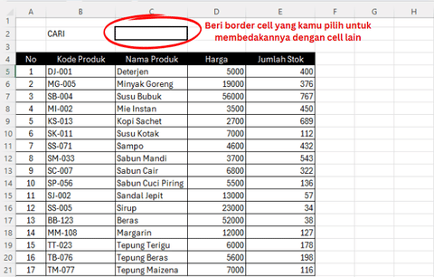Cara Membuat Search Box di Excel, Bisa Cari Data Otomatis | IDN Times