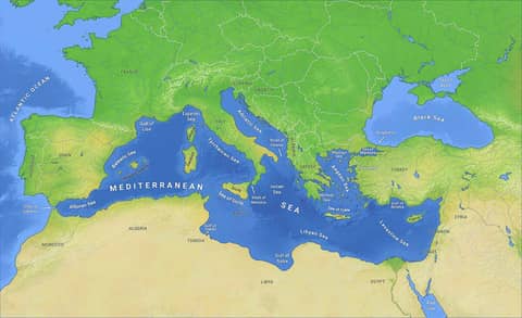 5 Fakta Laut Mediterania, Terletak di Antara Afrika, Eropa, | IDN Times