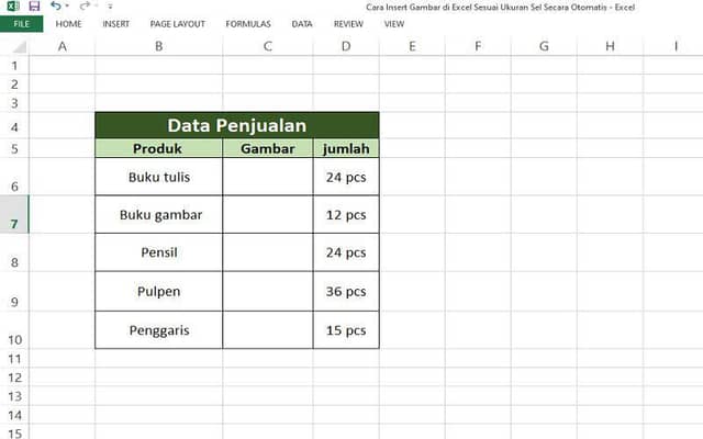 Cara Insert Gambar Excel Sesuai Ukuran Sel Secara Otomatis | IDN Times