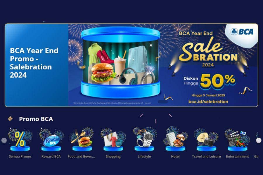65 Promo BCA Salebration 2024, dari Makanan hingga Wisata | IDN Times