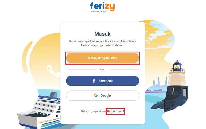 Cara Beli Tiket Feri Online di Ferizy, Tanpa Antre dan Calo | IDN Times