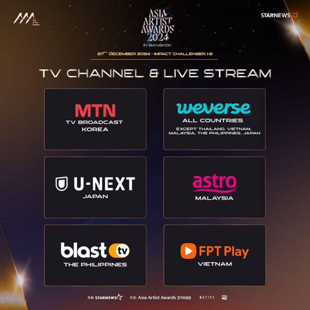 Daftar Lineup dan Nominasi Asia Artis Awards 2024 di Bangkok | IDN Times