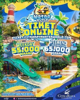Citra Raya Water World: Wahana dan Harga Tiket | IDN Times Banten
