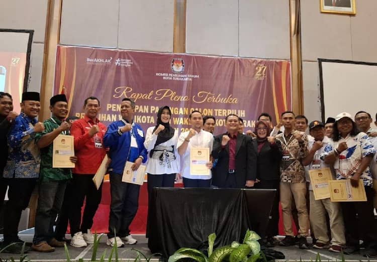 KPU Solo Tetapkan Respati-Astrid Sebagai Walikota Solo | IDN Times Jateng