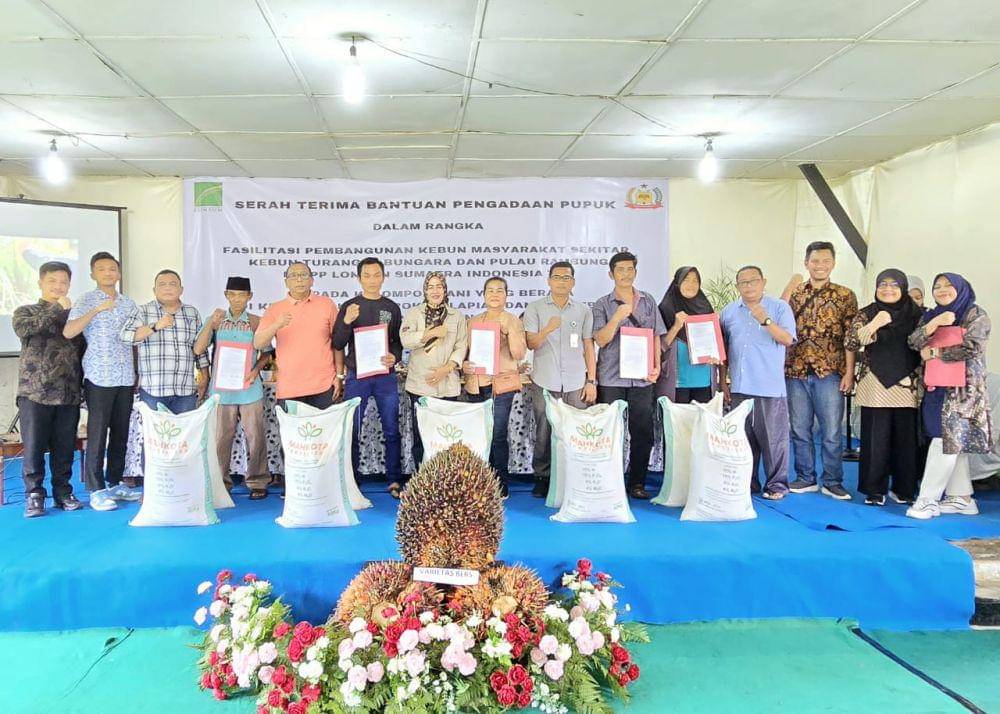 Wujudkan Ketahanan Pangan di Langkat, Lonsum Bantu Pupuk | IDN Times Sumut