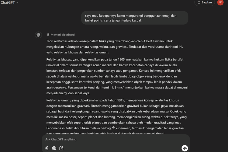 5 Cara Mengatur Kepribadian ChatGPT agar Lebih Personal | IDN Times