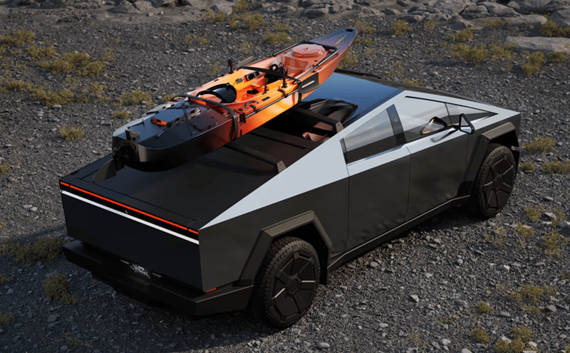 Viral Tesla Cybertruck Harga Miliaran Dikawal Tot-Tot Wuk-Wuk | IDN Times