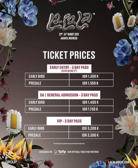 Daftar Lineup LaLaLa Fest 2025 | IDN Times