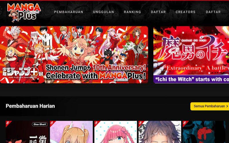 Komiku Ilegal, Ini 6 Situs Baca Manga Aman dan Terlengkap | IDN Times