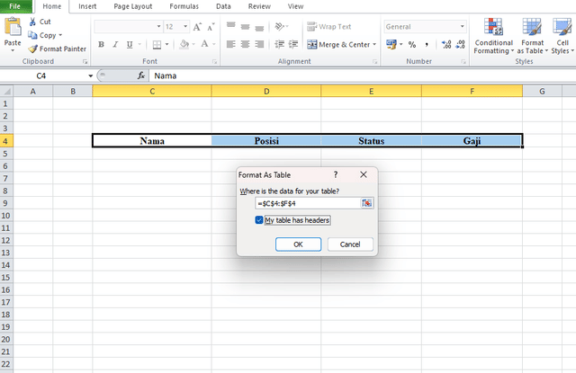 Cara Cepat Membuat Form Input Data di Excel | IDN Times