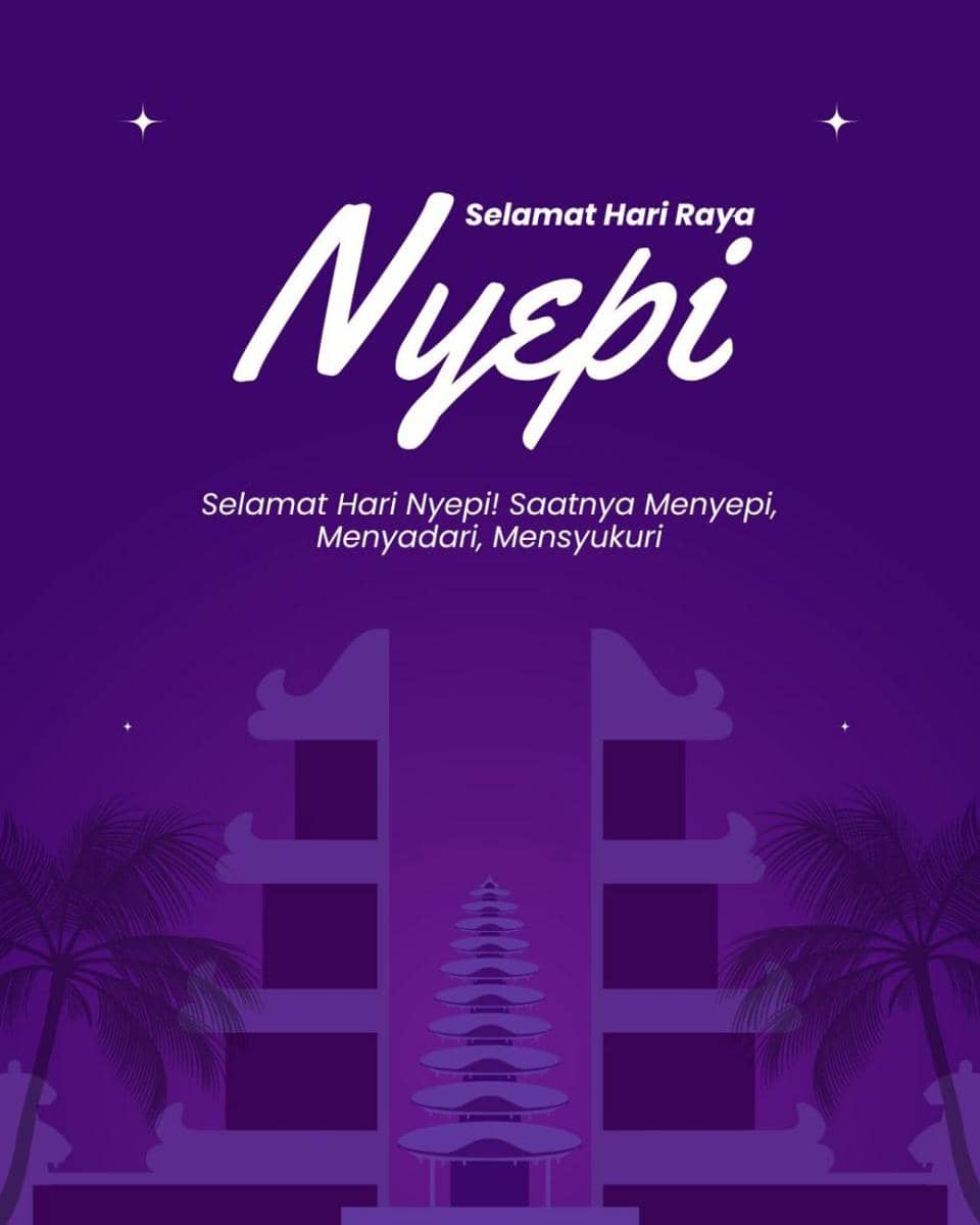 8 Ide Poster Hari Raya Nyepi 2025, Desain Unik dan Kreatif! | IDN Times