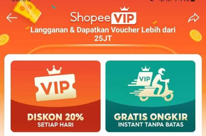 Cara Berlangganan Shopee VIP, Dapat Gratis Ongkir Sepuasnya | IDN Times