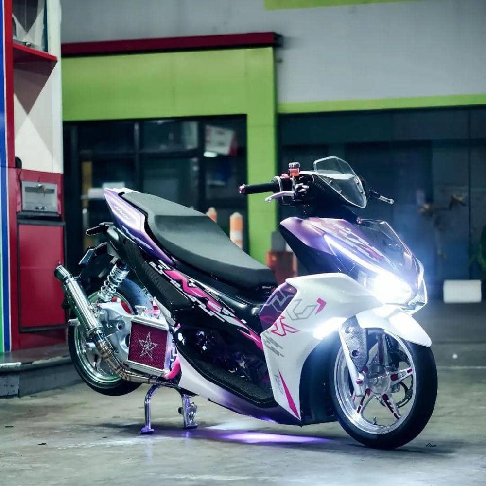 5 Ide Modifikasi Aerox 155, Ubah Suspensi hingga Warna | IDN Times