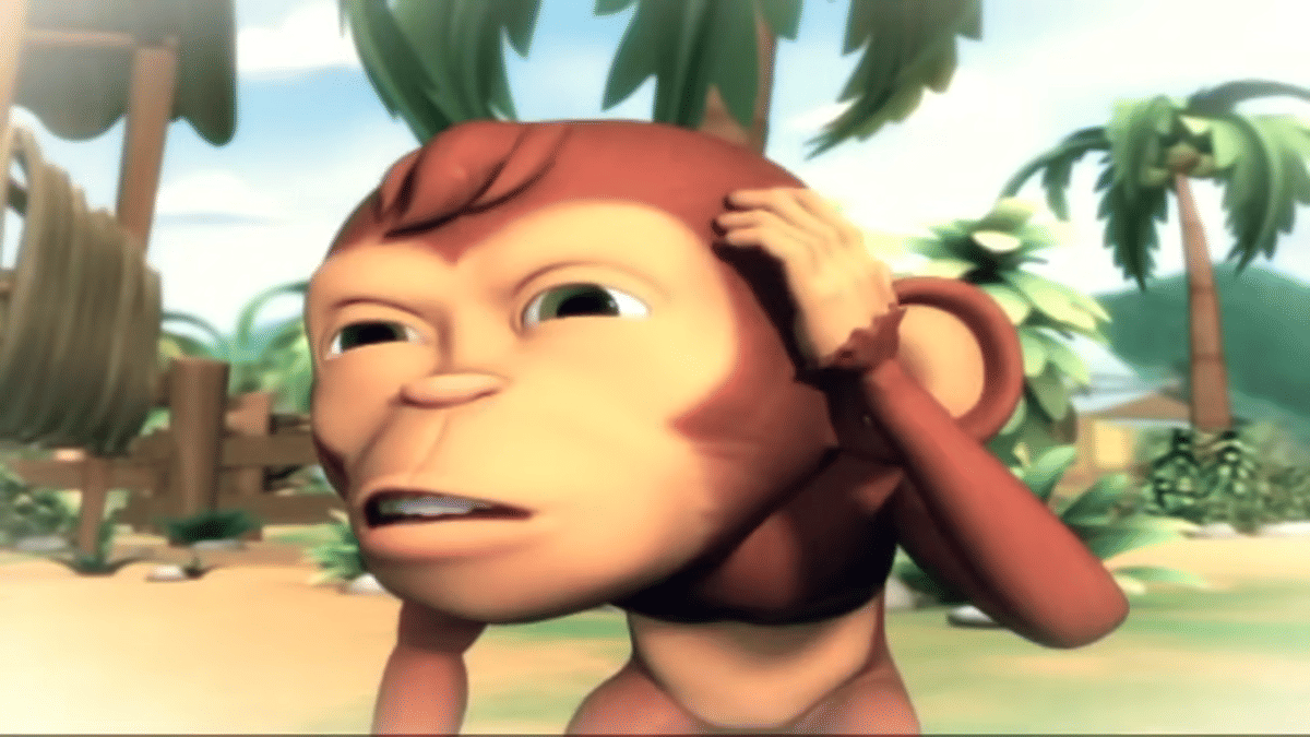 Kompilasi Gambar Monyet di Upin dan Ipin, Bisa Buat Stiker WA ...
