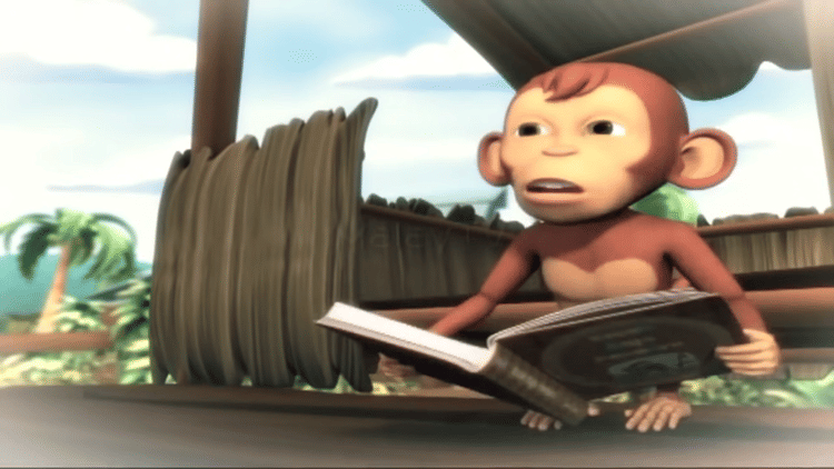 Kompilasi Gambar Monyet di Upin dan Ipin, Bisa Buat Stiker WA ...