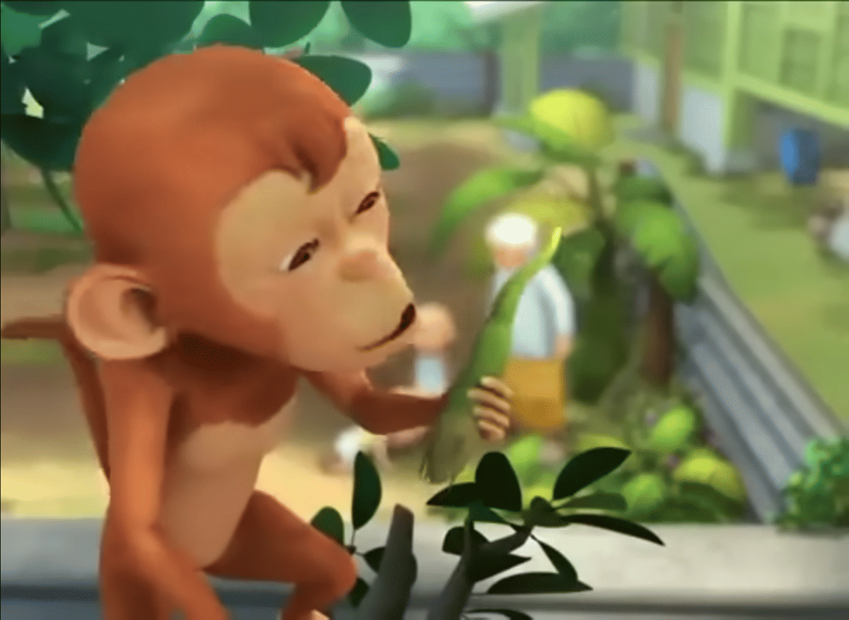 Kompilasi Gambar Monyet di Upin dan Ipin, Bisa Buat Stiker WA ...