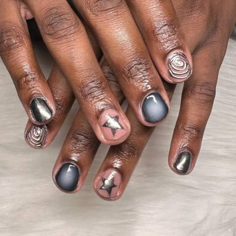 9 Ide Nail Art Bertema Whimsigoth, Punya Sentuhan Mistis! | Cuidatusalud