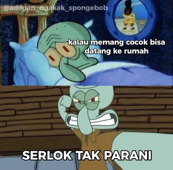 Meme Lagu Stecu "Kalau Memang Cocok Bisa Datang ke Rumah" | IDN Times