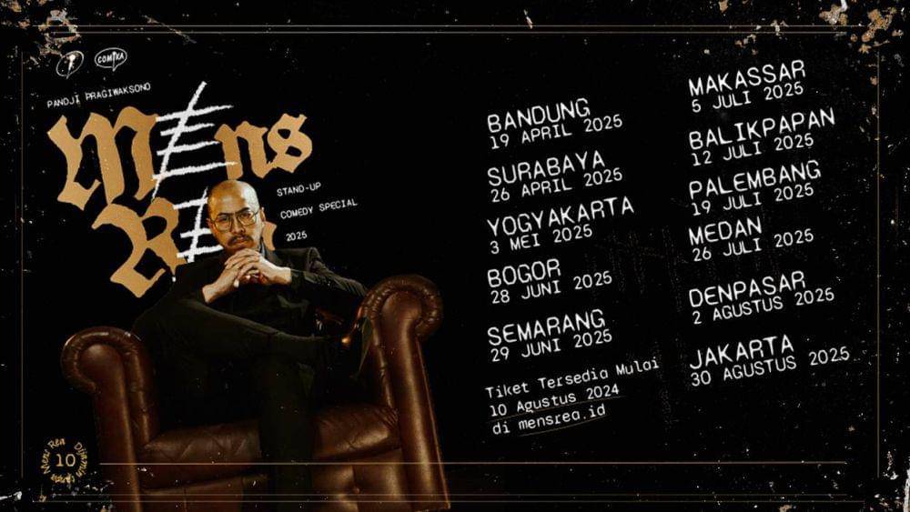 Jadwal dan Harga Tiket Show Pandji Pragiwaksono - Mens Rea | IDN Times