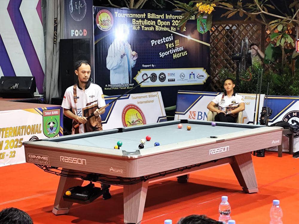 Heri TMJ Juara Billiard Batulicin Open 2025, Raih Rp200 Juta | IDN Times