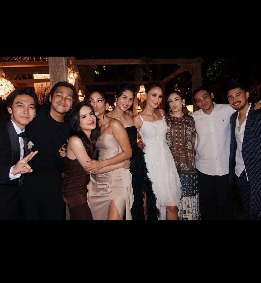 Potret Steffi Zamora dan Nino Fernandez di Nikahan Luna Maya | IDN Times